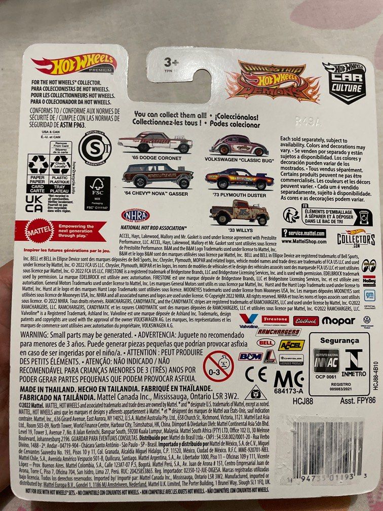 Hot wheels premium card, Hobbies & Toys, Toys & Games on Carousell
