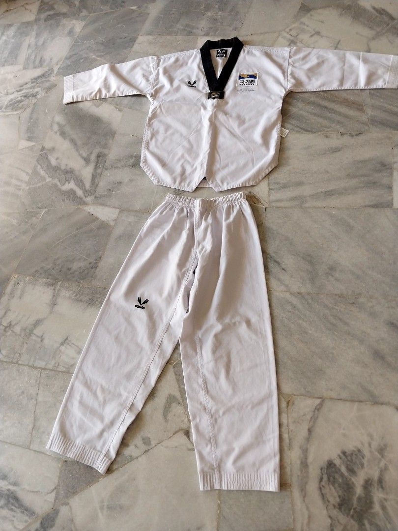 KUKKIWON KOMAS Korea Brand Taekwondo Instructor Uniform Size 170cm, Men ...