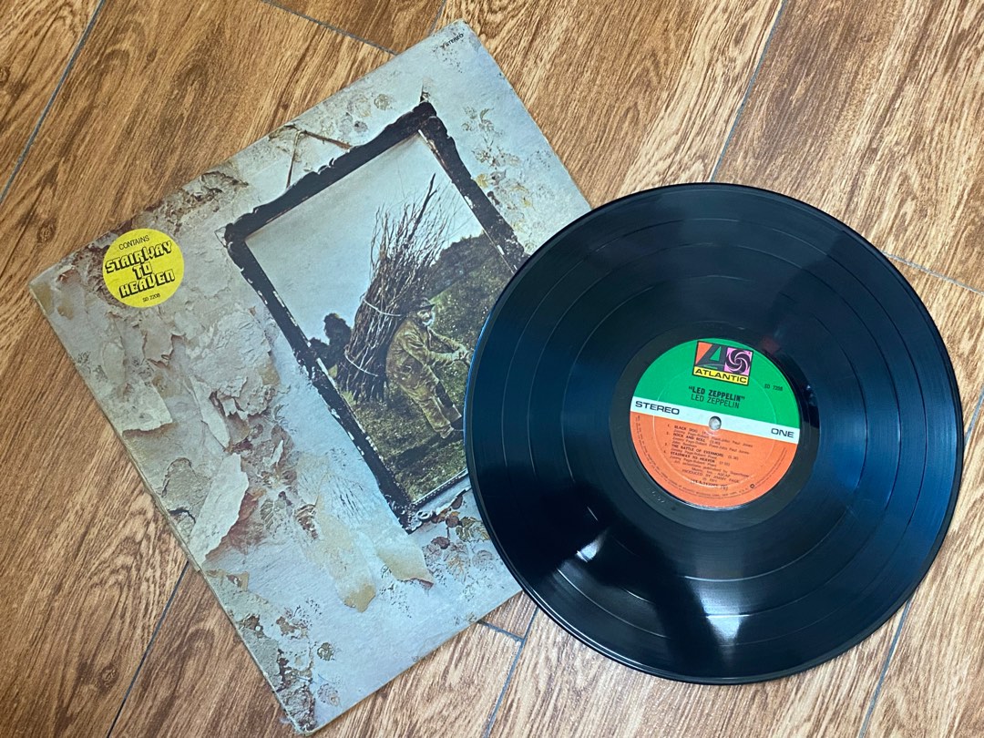 Led Zeppelin IV LP Vinyl Record Original Music Plaka 1971 - Preloved ...