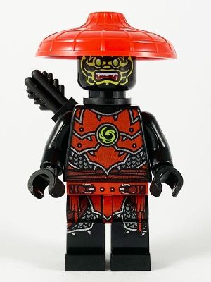 Lego NINJAGO: Legacy: njo580 Stone Army Scout, Yellow Face, Black ...