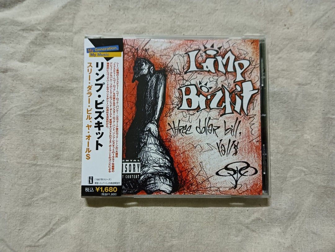 Limp Bizkit - Three dollar bill y'all, Hobbies & Toys, Music & Media, CDs & DVDs on Carousell