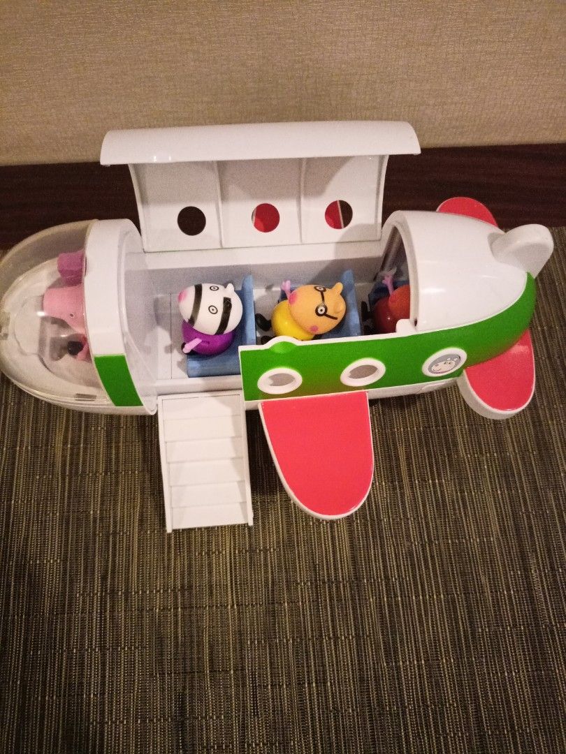 Mainan anak peppa's pig adventure air peppa airplane MK-L-1917, Toys ...