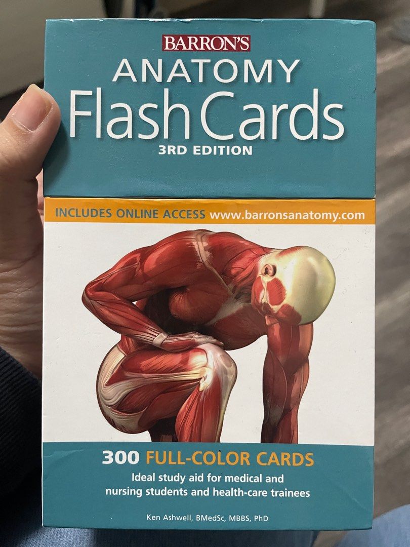 Medical Textbooks Anatomy Flashcards Hobbies Toys Books