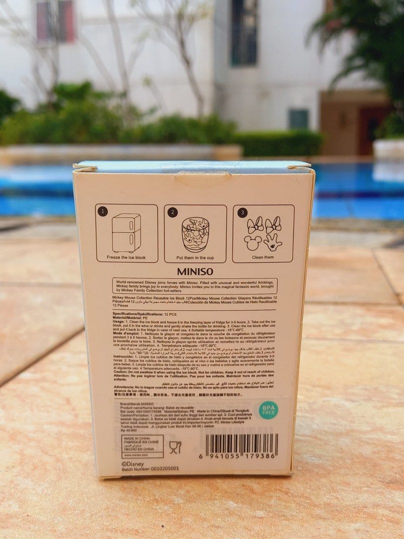 Miniso x Disney Reusable Ice Block, Perabotan Rumah di Carousell