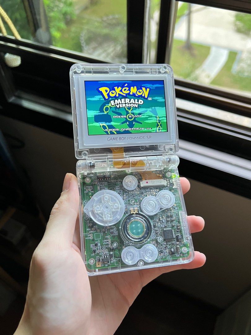 Modding Service for Gameboy Advance SP | Replacement IPS Screen, Capacitor, Shell, Button ...