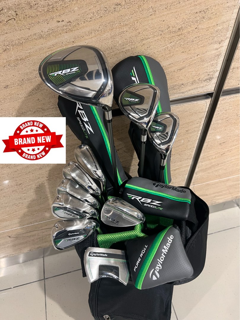 NEW TaylorMade RBZ Men Full Golf Set [Regular Flex Graphite Shaft ...