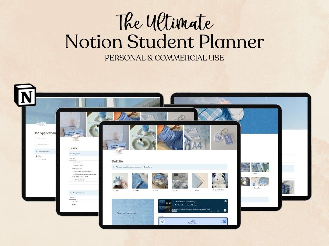 Notion Student Planner, Hobbies & Toys, Books & Magazines, Assessment ...