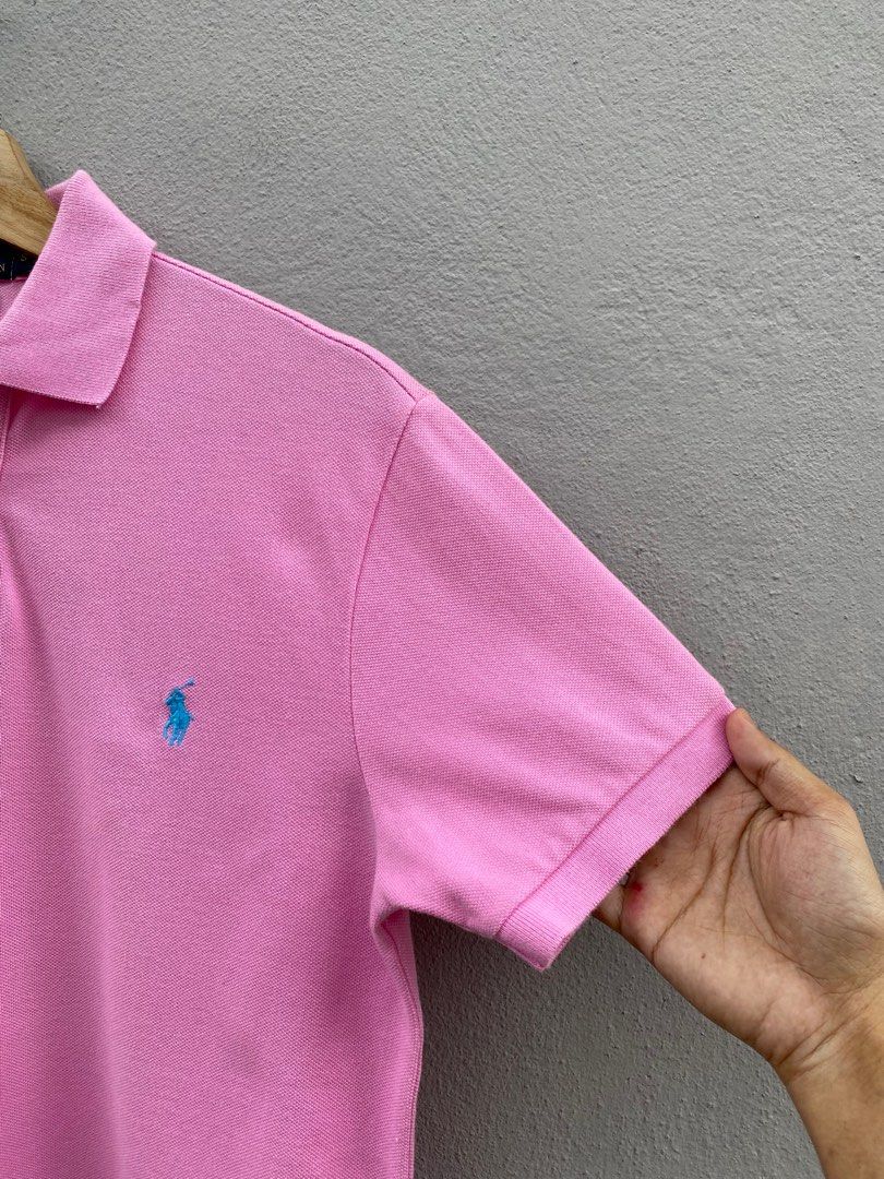Original POLO RALPH LAUREN Custom Fit Pink Rare Color, Men's Fashion ...