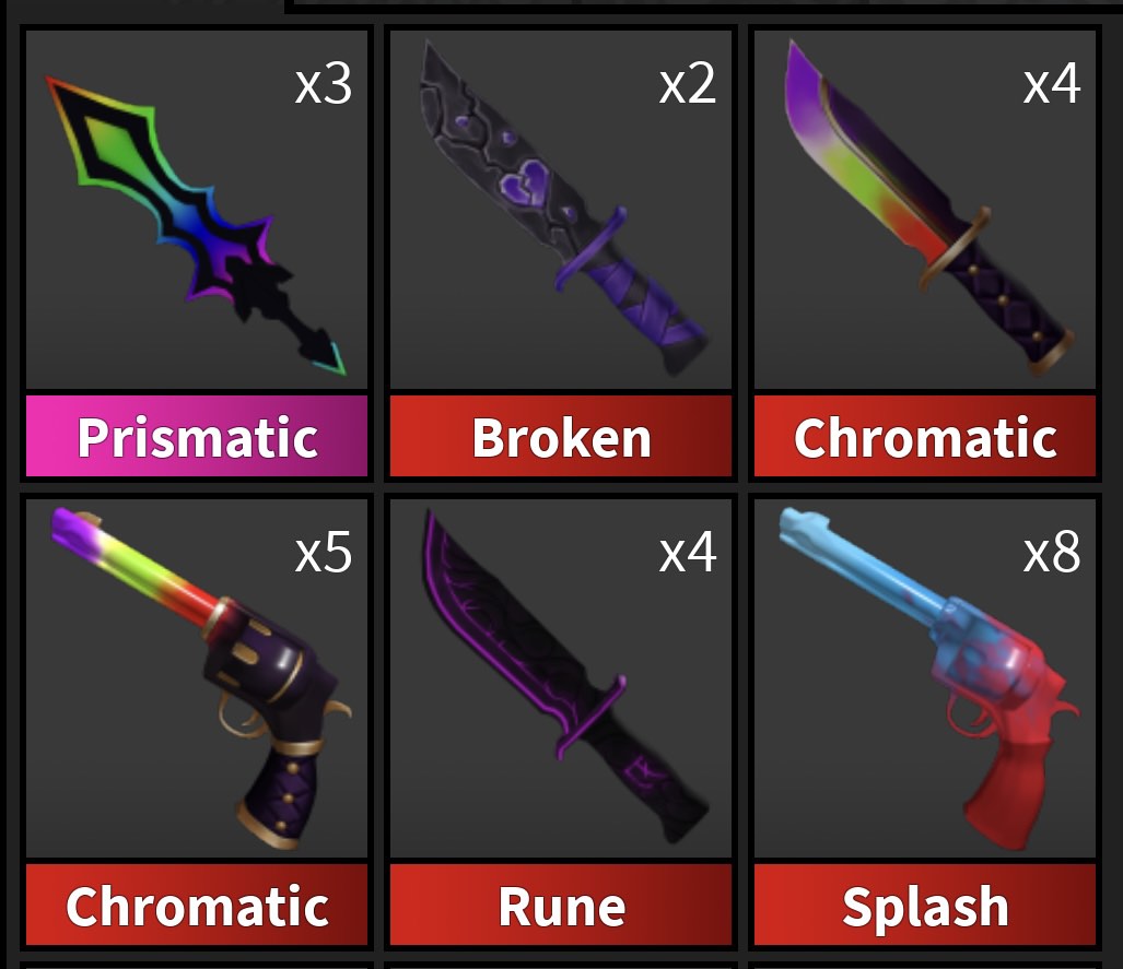 (PLEASE READ DESCRIPTION) 🙏🏻 PART 1 🔥LEGENDARY KNIFE/GUN 🔥 ROBLOX🔥 MM2 ...