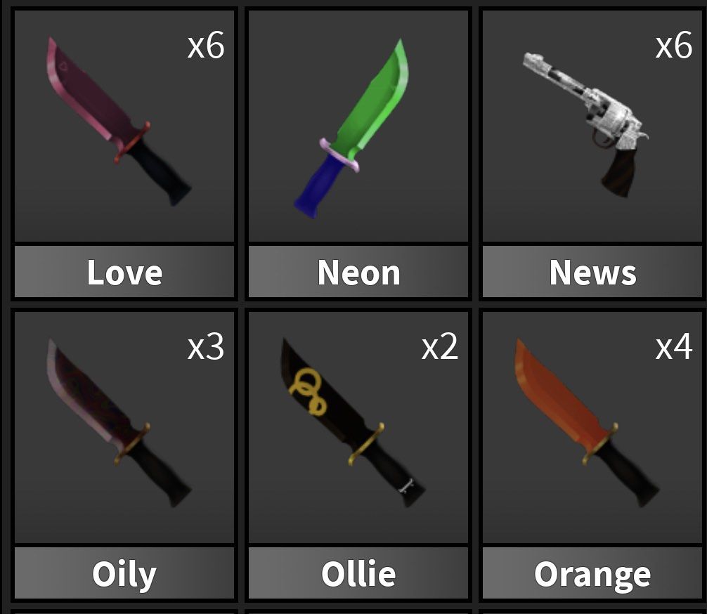 (PLEASE READ DESCRIPTION) 🙏🏻 PART 2 🔥 COMMON KNIFE/GUN/COLLECTIBLE ITEM ...