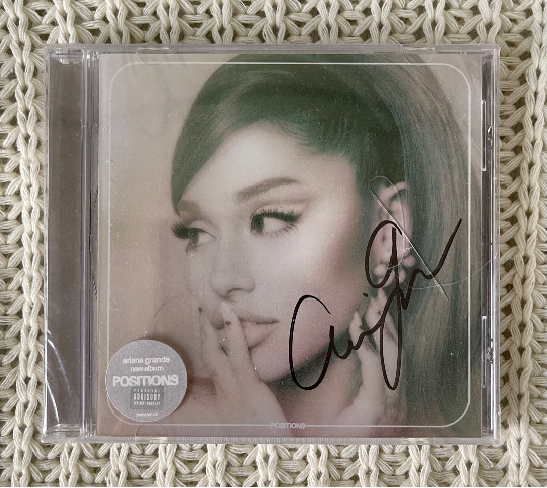 Positions (Signed)- Ariana Grande, Hobbies & Toys, Music & Media, CDs ...