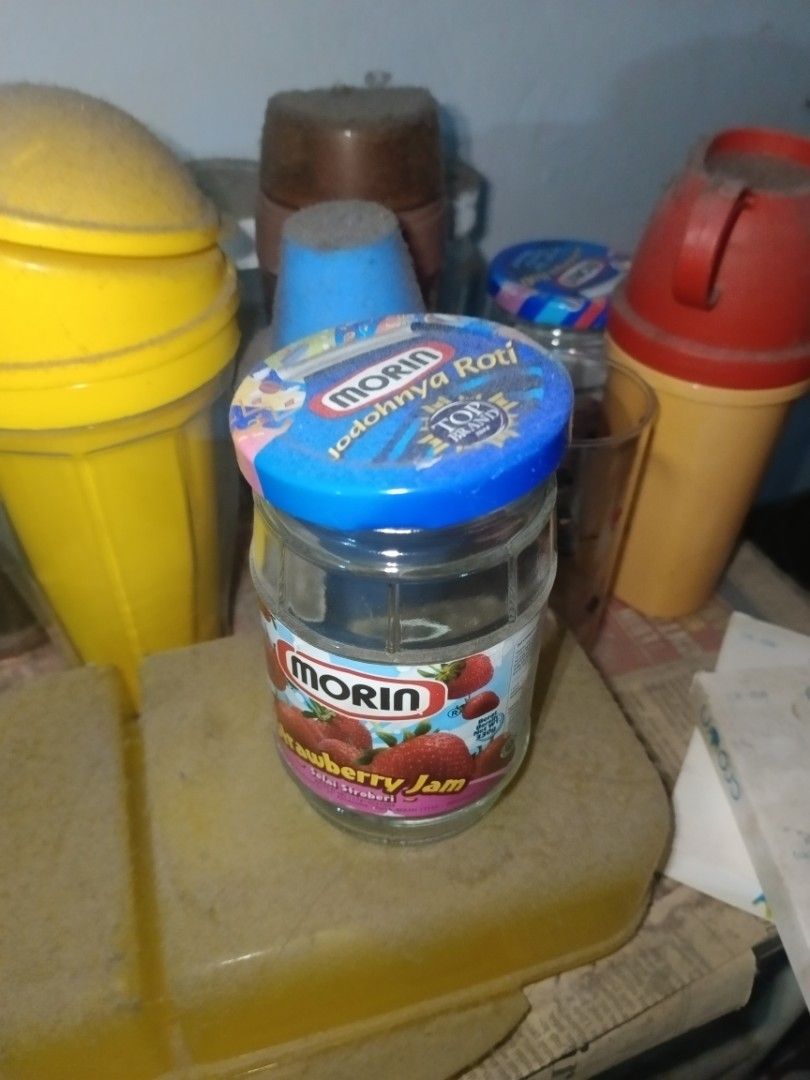 Ready Wadah Penyimpanan Preloved Biskuit Wafer Wadah Bekas Selai Bumbu ...