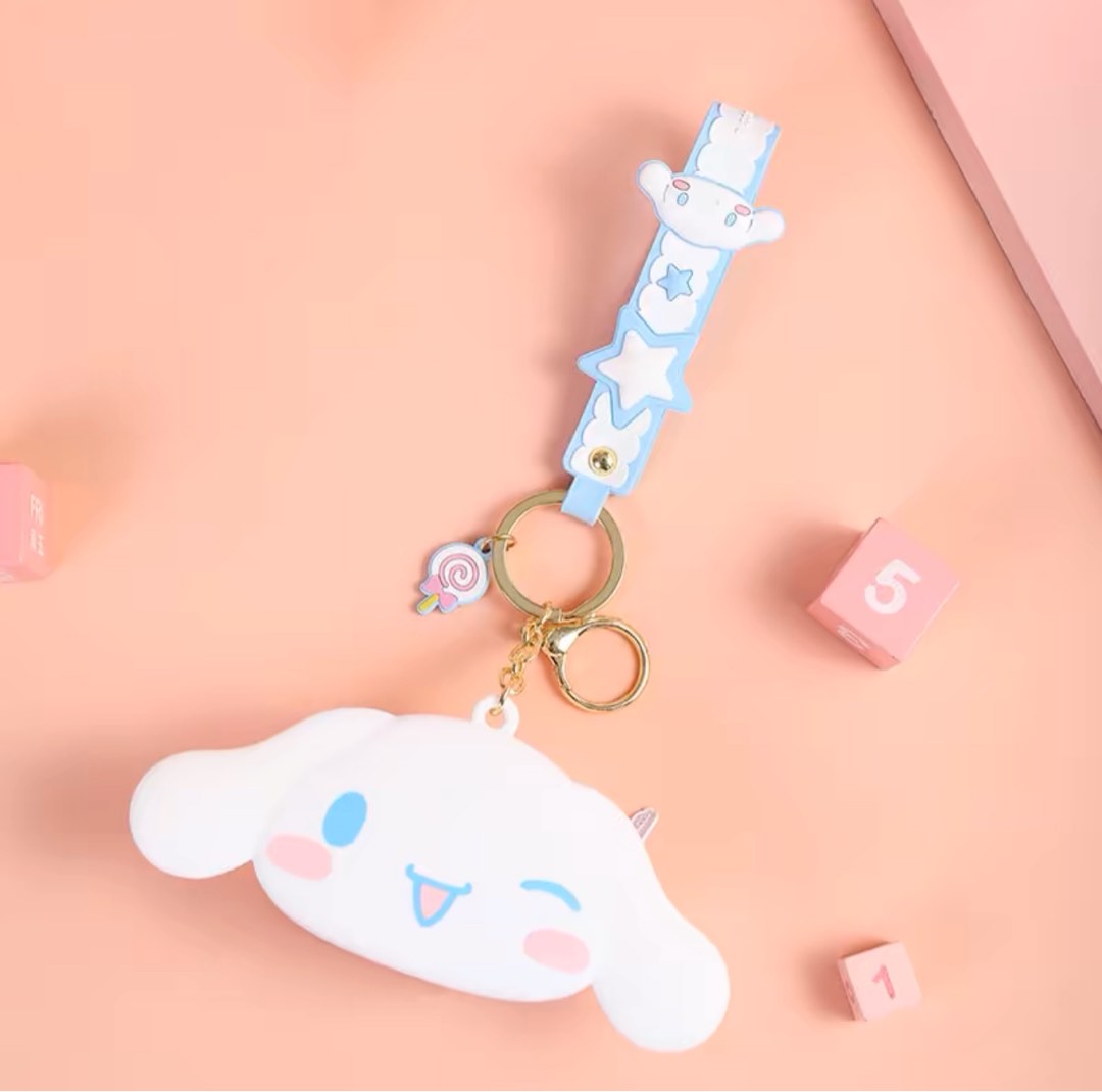 Sanrio Cartoon Jelly Silicone Coin Purse, Women's Fashion, Bags ...