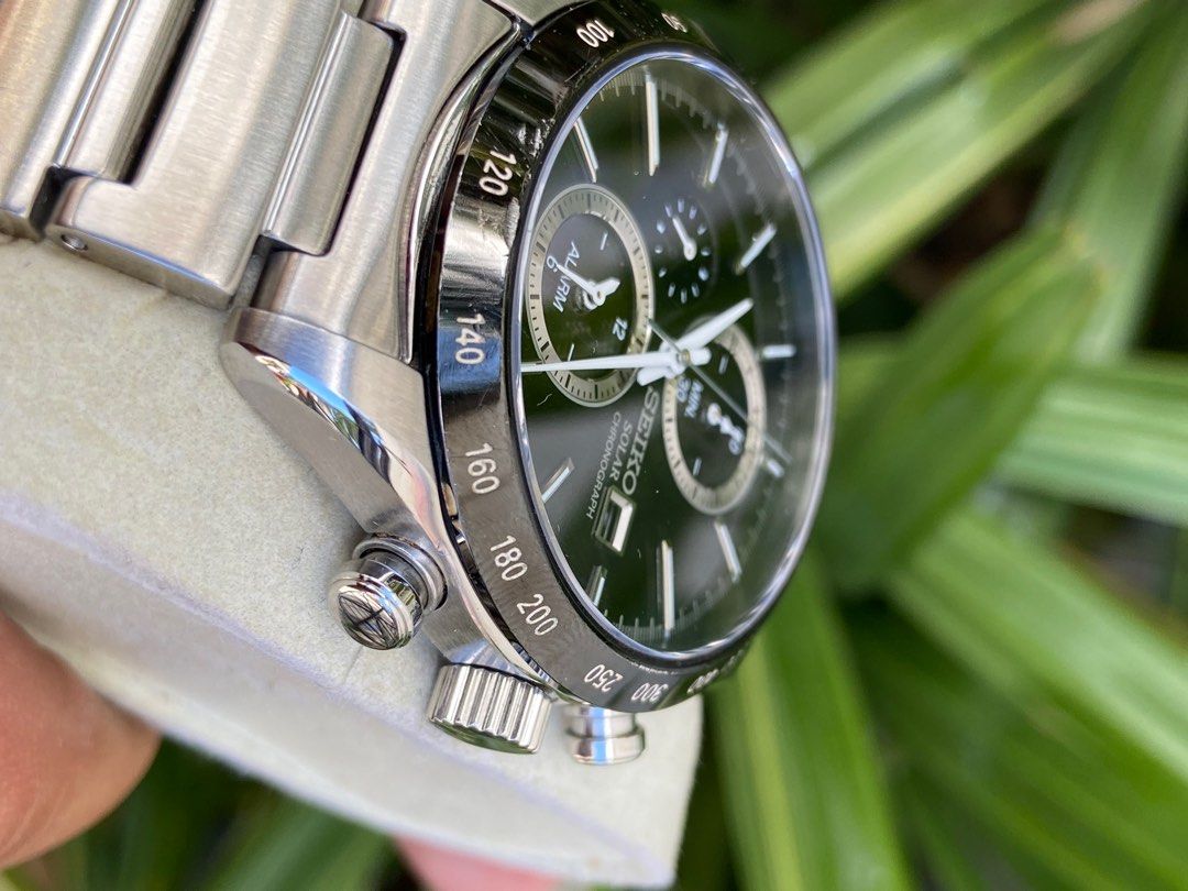 Seiko Solar Chronograph, Men's Fashion, Watches & Accessories, Watches ...