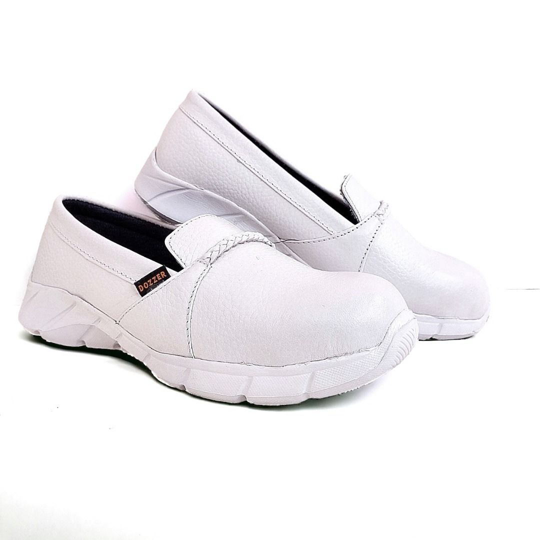 Sepatu Safety Putih khusus Wanita yg ringan untuk laboratorium, farmasi ...