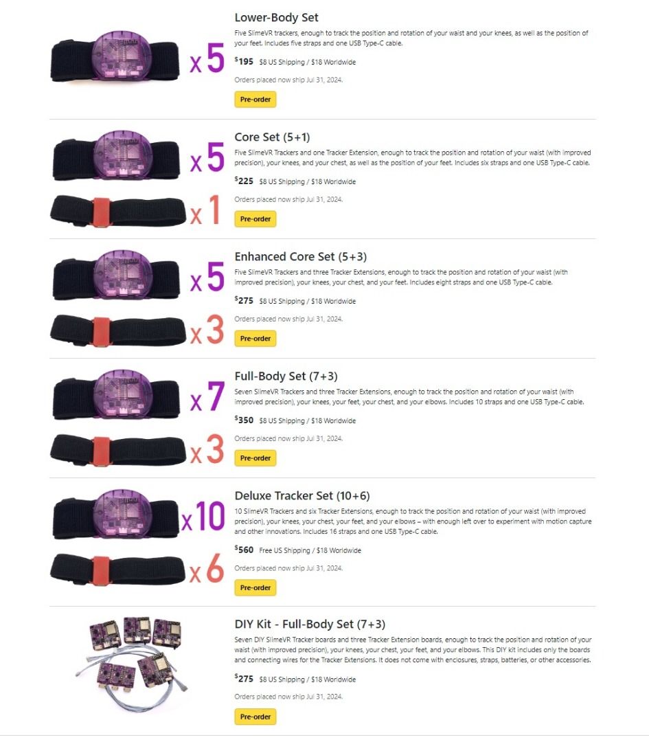 代購官方版SlimeVR Full-Body Tracker VR全身追蹤 on Carousell