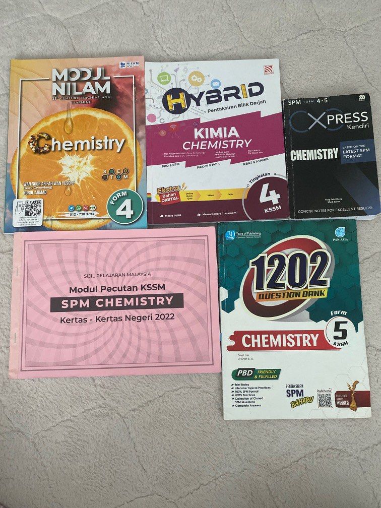 SPM KIMIA CHEMISTRY BUKU LATIHAN RUJUKAN REVISION 1202 modul pecutan ...