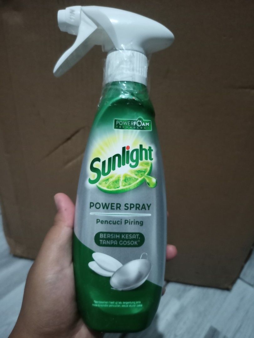 Sunlight spray pencuci piring 300ml, Kitchen & Appliances di Carousell