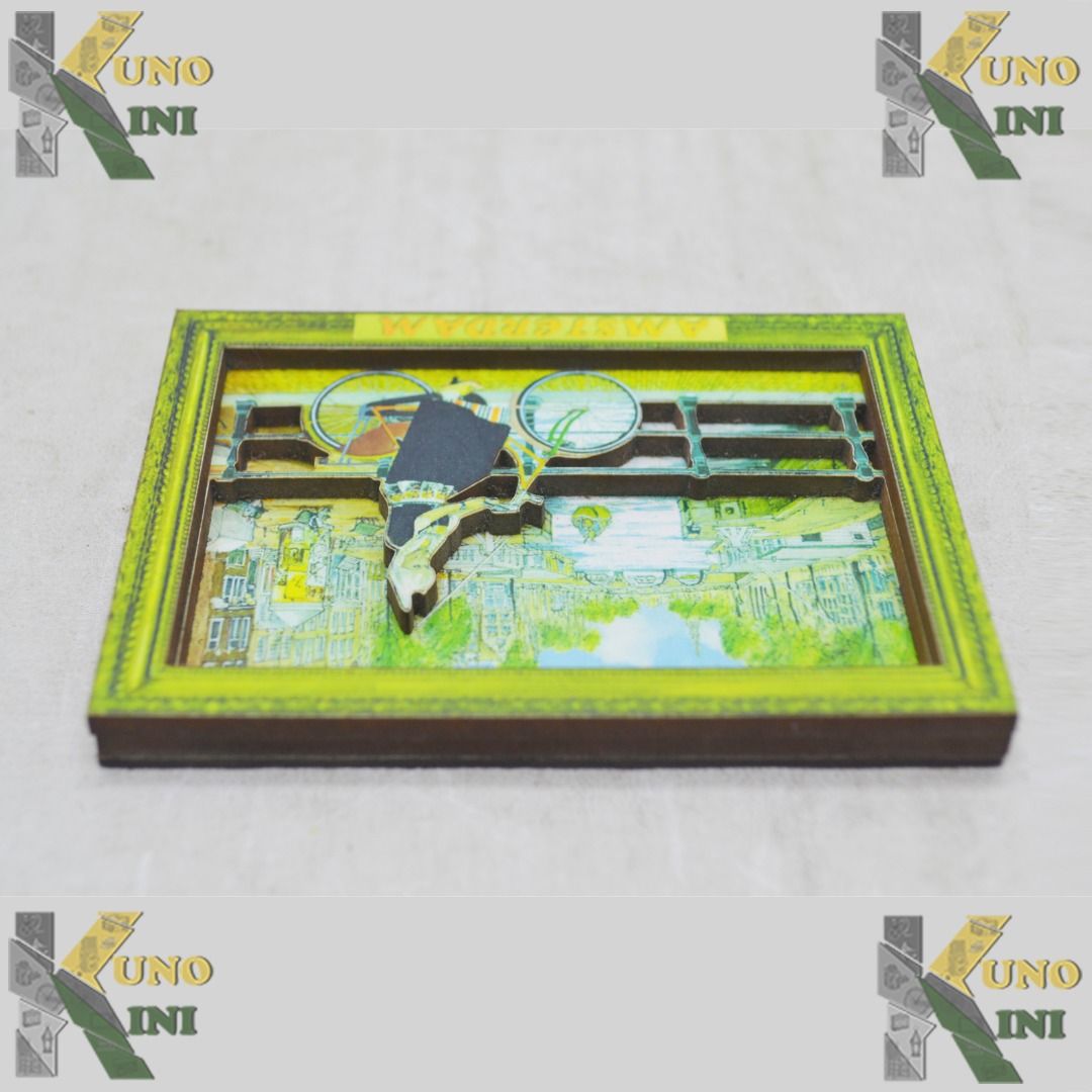TEMPELAN MAGNET AMSTERDAM 3D, Original from Holland - Belanda, Antik ...