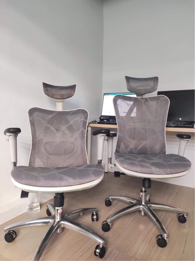 Sihoo M57 Chairs (White), Furniture & Home Living, Office Furniture ...