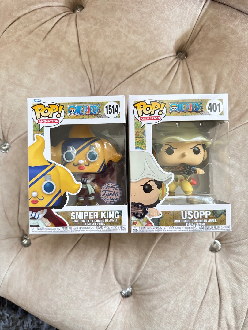 Usopp & Sniper King One Piece Funko Pop, Hobbies & Toys, Toys & Games ...