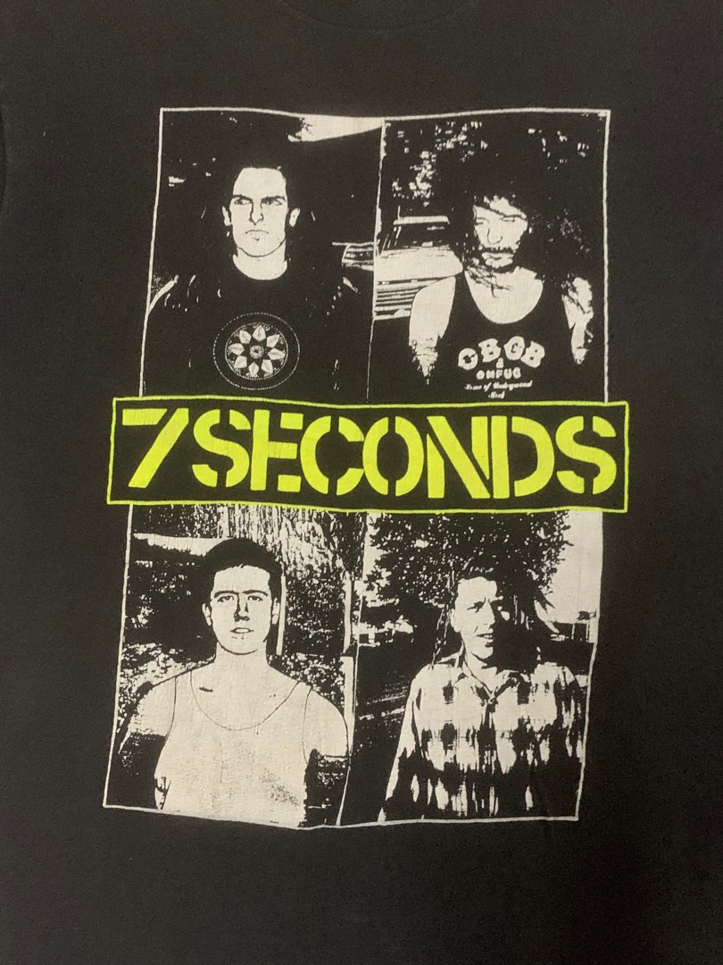 vintage late 90s 7 seconds tour, Men's Fashion, Tops & Sets, Tshirts ...