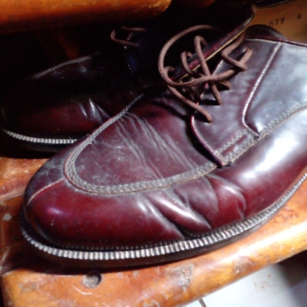 Promo Vintage sepatu bata made italy Kulit asli, Fesyen Pria, Sepatu ...