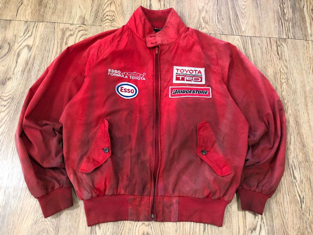 Vintage Toyota Racing Team bomber jacket, Men's Fashion, Coats, Jackets ...
