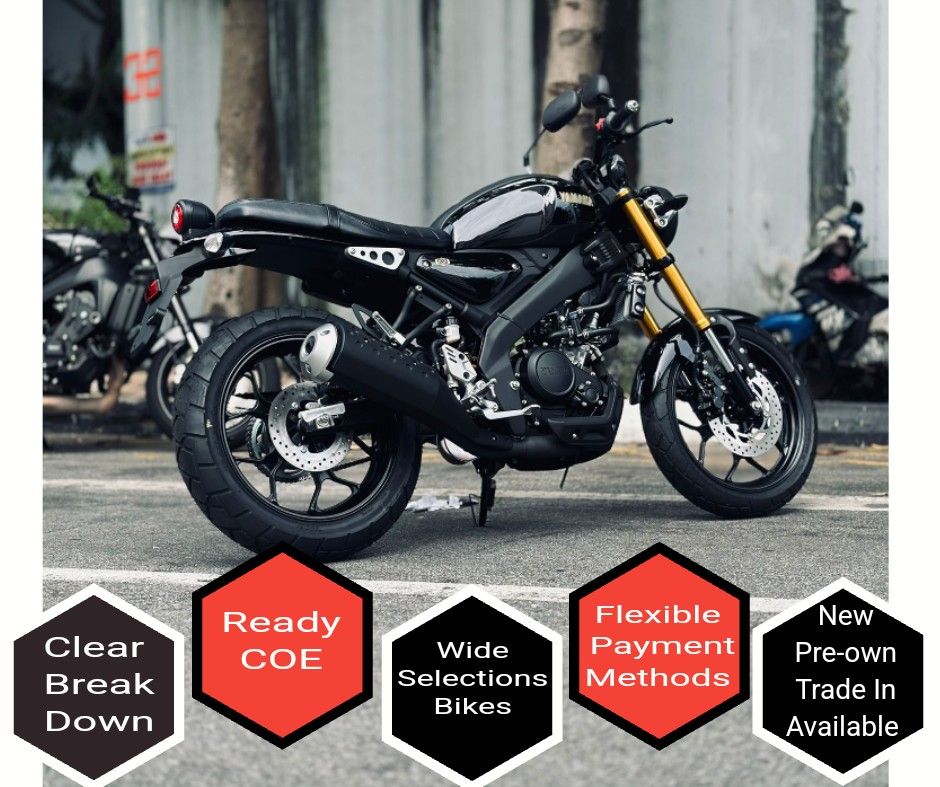 YAMAHA XSR155 XSR 155 BRAND NEW, Motorcycles, Motorcycles for Sale, Class 2B on Carousell