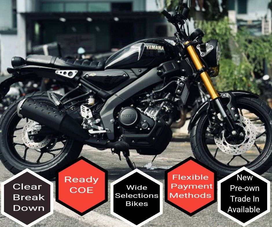 YAMAHA XSR155 XSR 155 BRAND NEW, Motorcycles, Motorcycles for Sale, Class 2B on Carousell