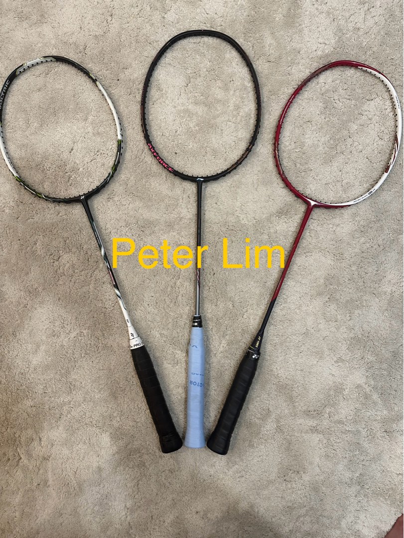 Yonex Astrox 88S, Z-Force & LiNing AxForce 80, Sports Equipment, Sports ...