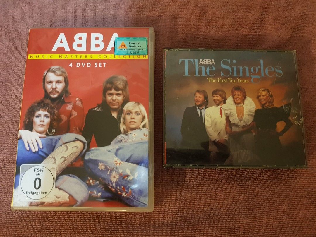 1970s The Swedish Invasion ABBA Complete MTV Video History 4 DVD Boxset & West Germany Old Press ...