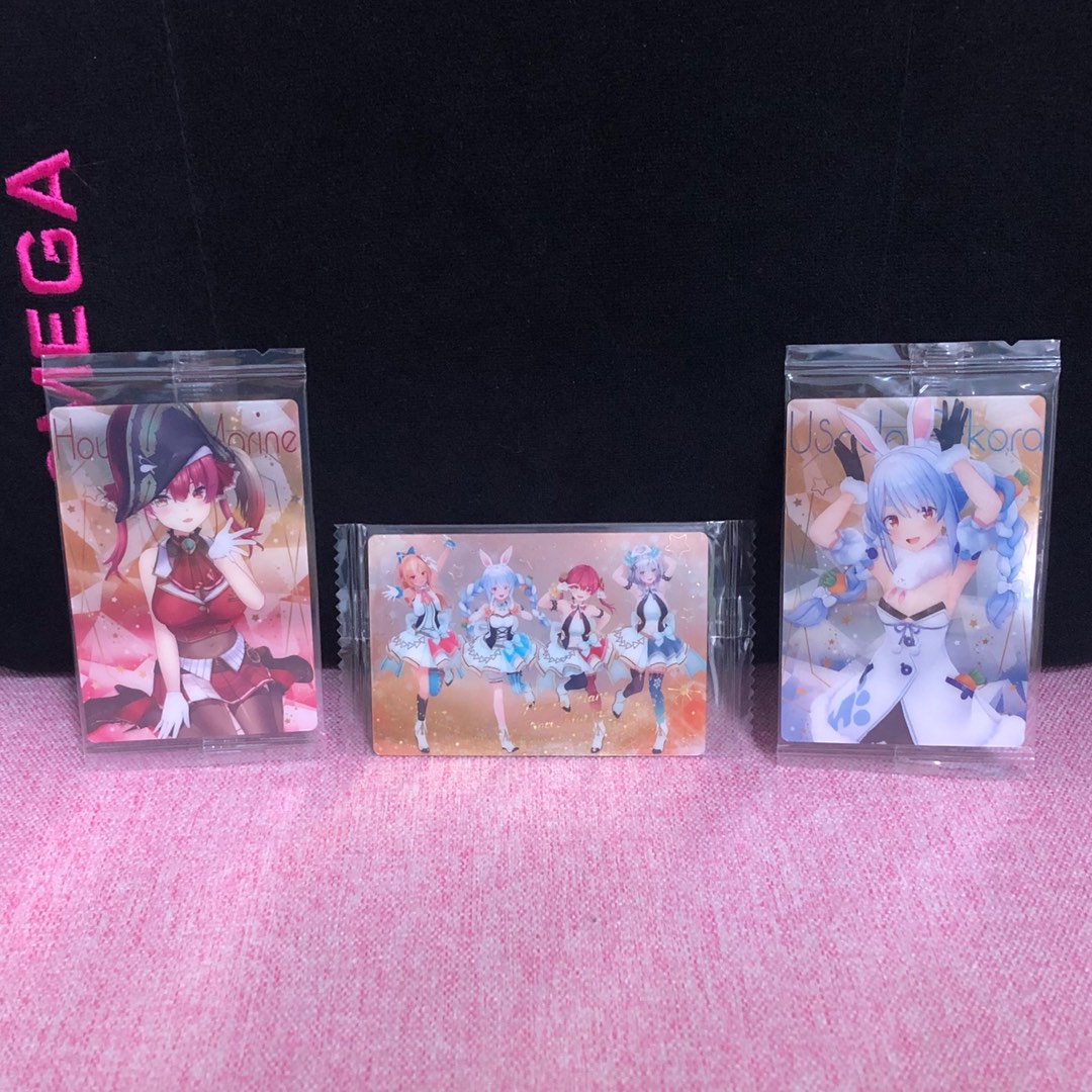 [3 for $10] Hololive Gen 3 Group Marine Pekora Wafer Cards, Hobbies ...
