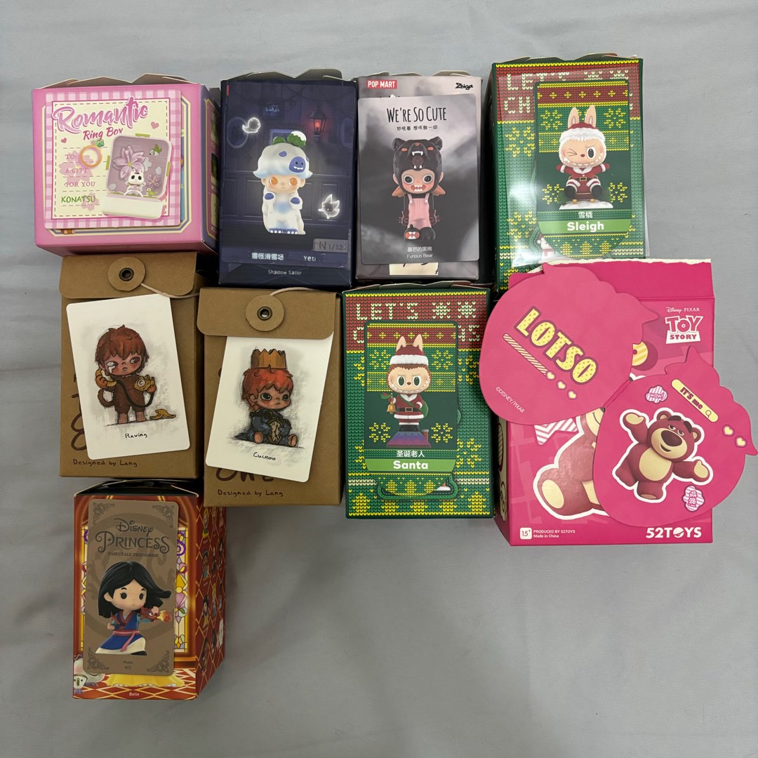 $8 WTS/WTT Popmart Romantic Ring Box/Dimoo/Zsiga/Hirono/Disney/Labubu ...