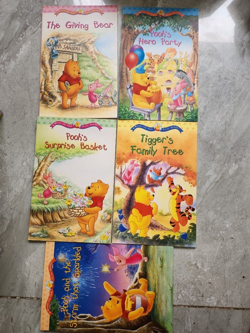 A Winnie the Pooh, First Reader, 興趣及遊戲, 書本 & 文具, 漫畫 - Carousell