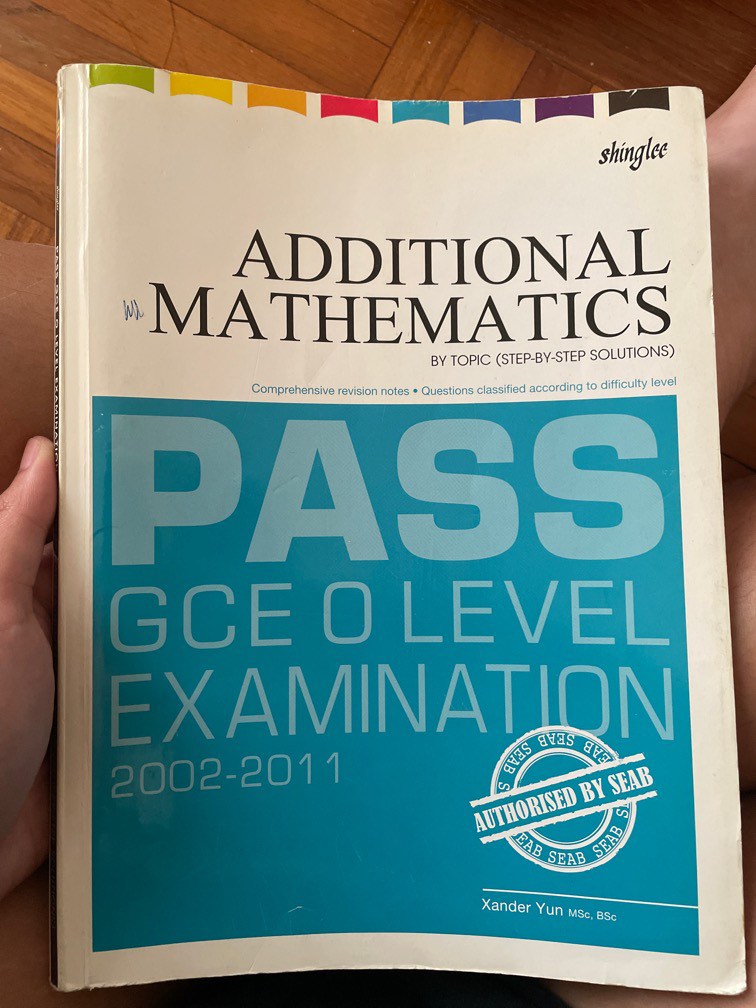 Additional Mathematics (Amath) GCE O Level assessment book, Hobbies & Toys, Books & Magazines ...