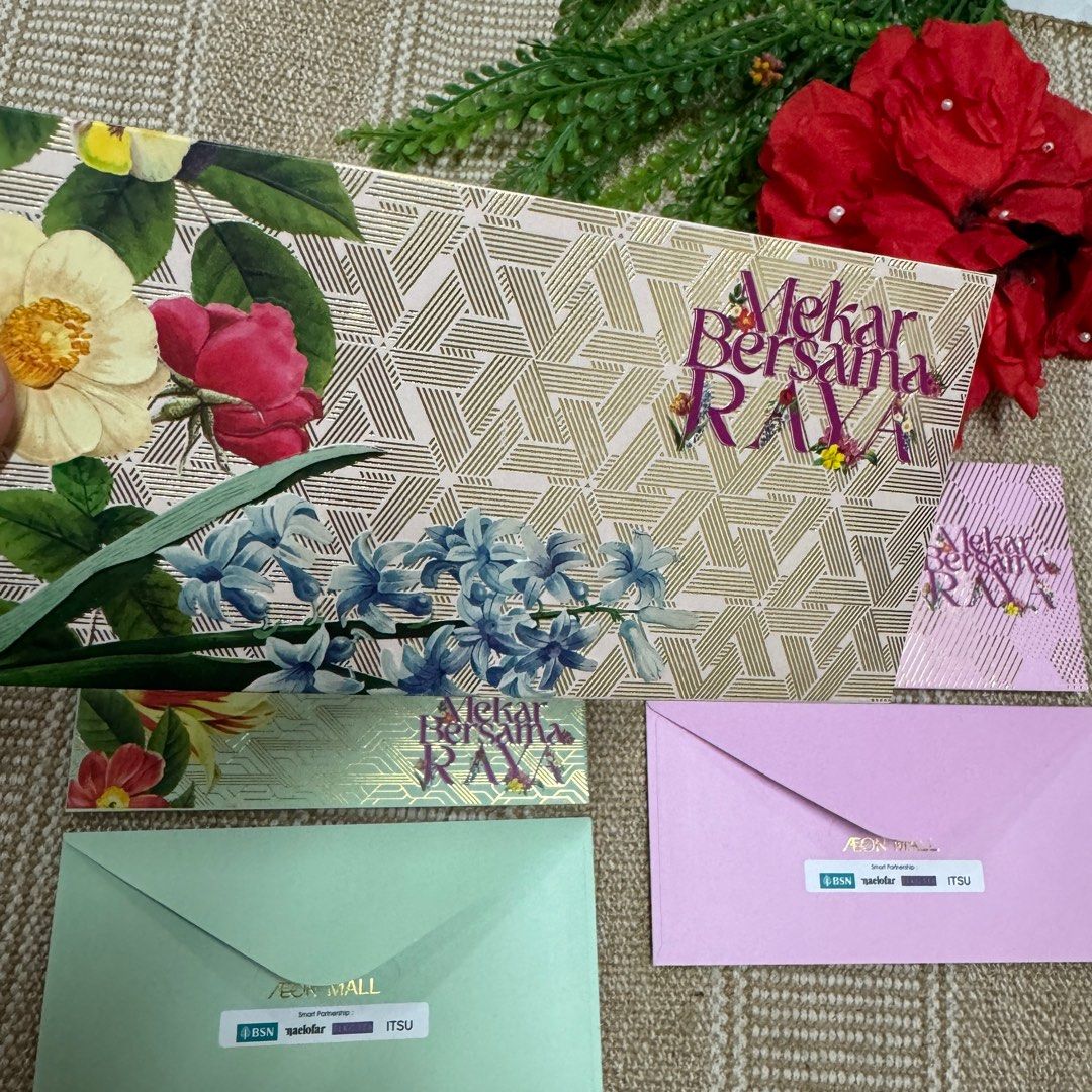 AEON MALL 2024 Sampul Raya packet_ Ang Pow, Hobbies & Toys ...