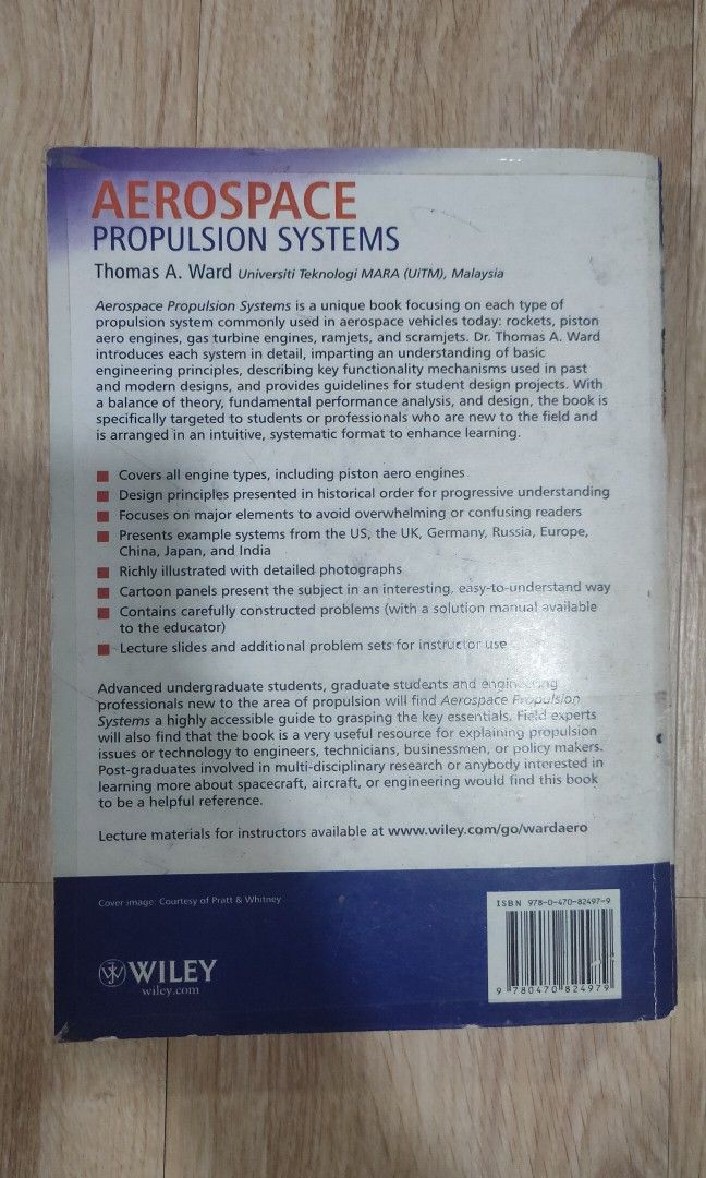 Aerospace Propulsion System, Hobbies & Toys, Books & Magazines, Textbooks on Carousell