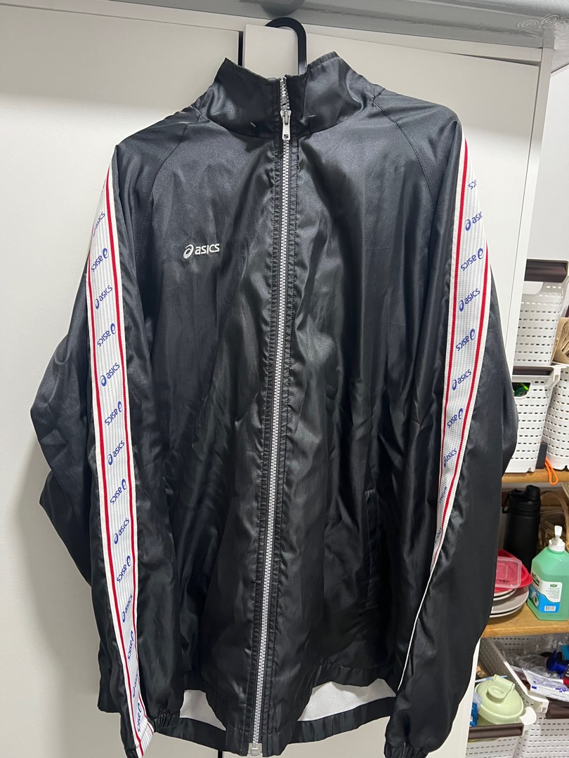 Asics Windbreaker with rolled hood, Men's Fashion, Coats, Jackets and ...