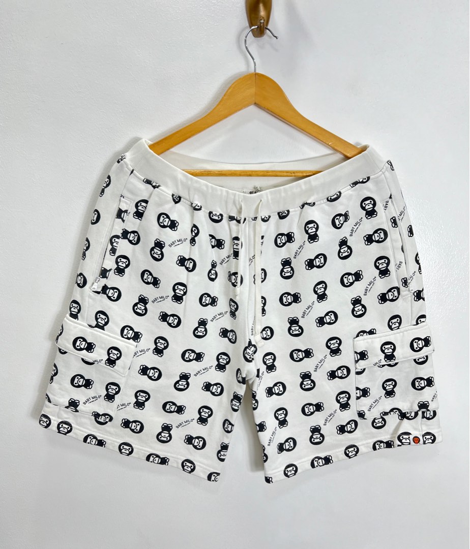 BABY MILO A BATHING APE, Men's Fashion, Bottoms, Shorts on Carousell