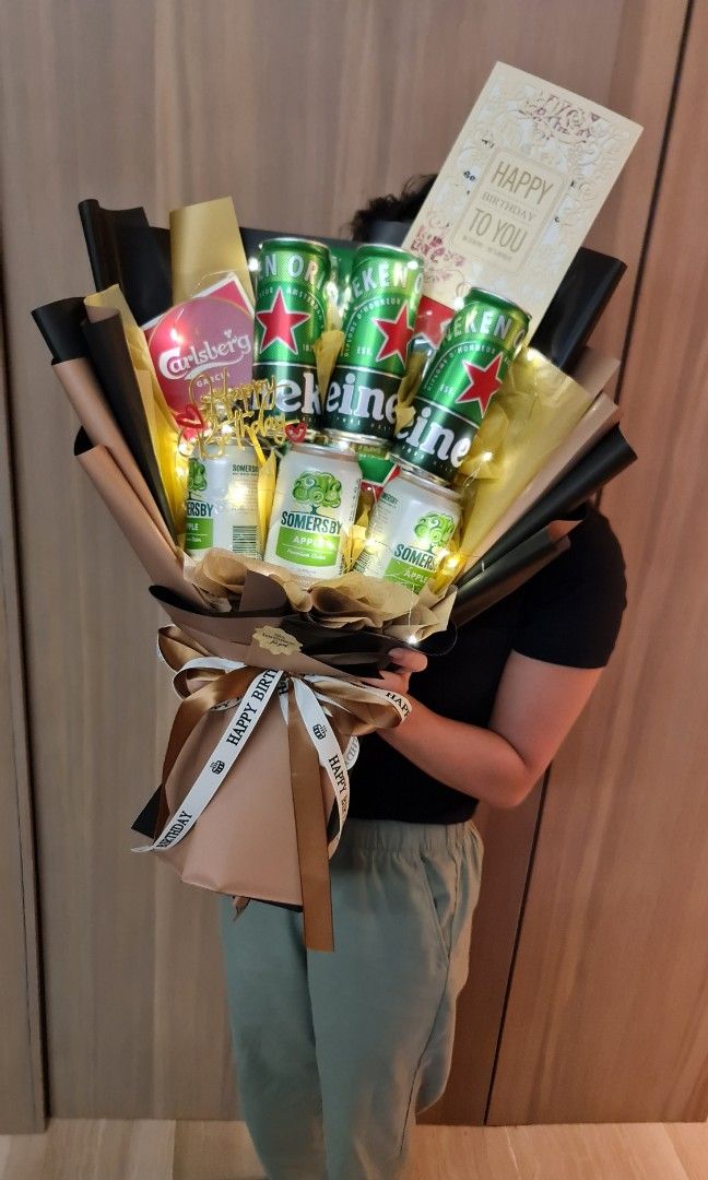 Beers bouquet, Hobbies & Toys, Stationery & Craft, Flowers & Bouquets ...