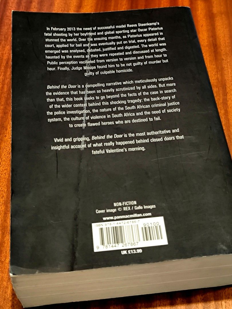 Behind The Door The Oscar Pistorius And Reeva Steenkamp Story Book ...