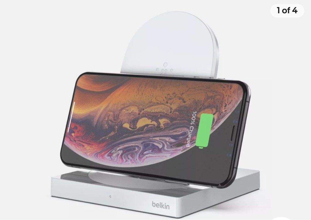 Belkin F7U094 Black 7.5W BoostCharge Wireless Charging Stand無線充電底座, 手提 ...