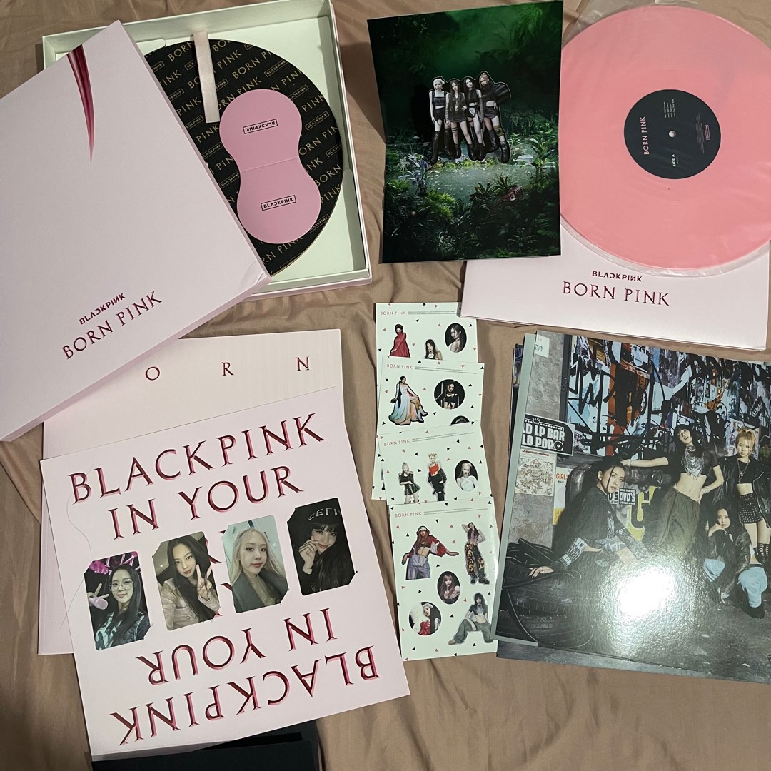 Blackpink Born Pink Limited Edition Vinyl, Hobbies & Toys, Memorabilia ...