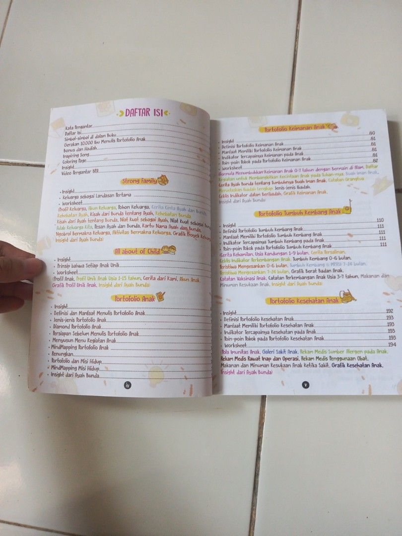 Buku portofolio anak, Buku & Alat Tulis, Buku di Carousell