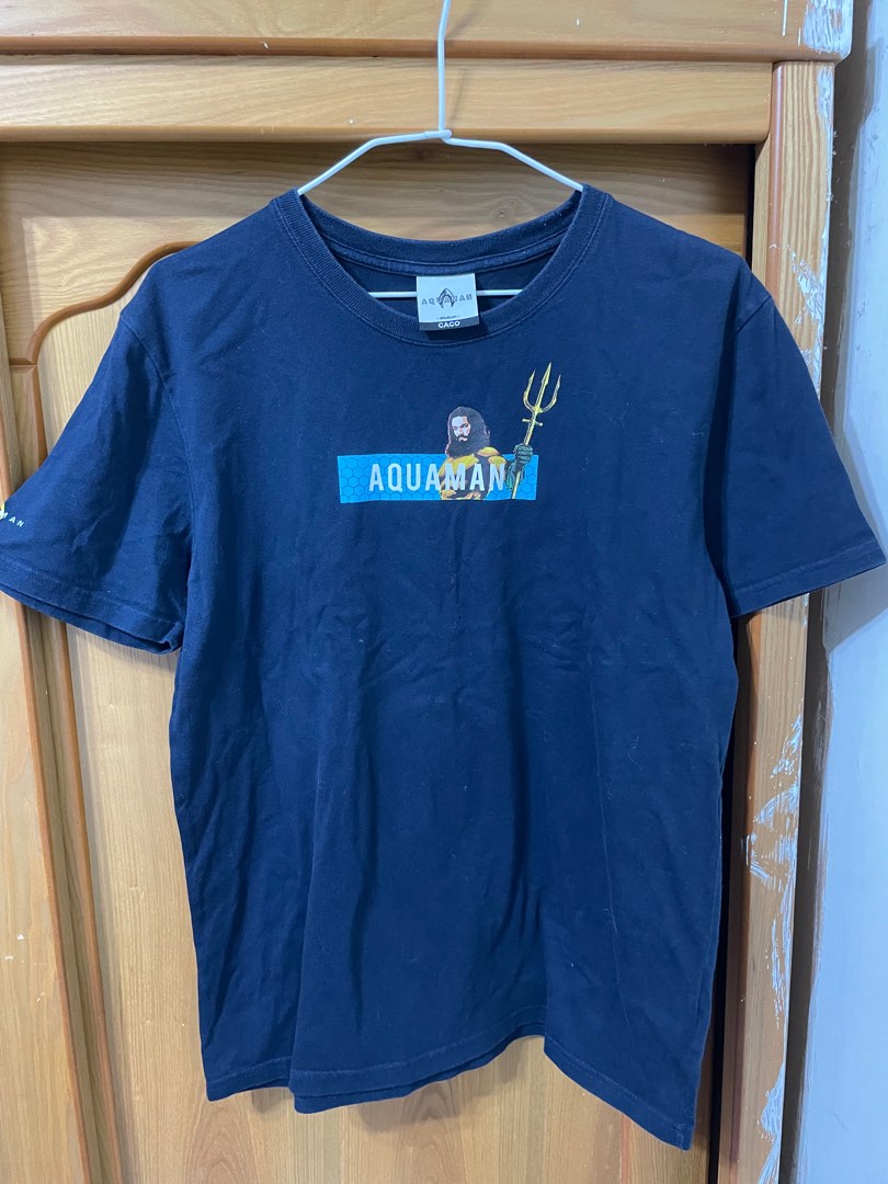 Caco 水行俠 DC 正義聯盟 美漫 電影 失落王國 聯名 t, 他的時尚, 上衣與西裝, T恤、Polo衫在旋轉拍賣