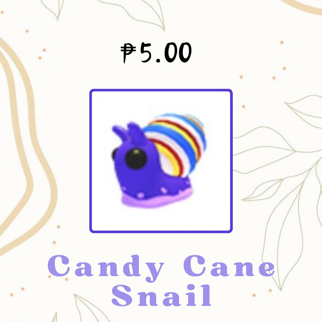 Candy Cane Snail, Video Gaming, Gaming Accessories, In-Game Products on ...