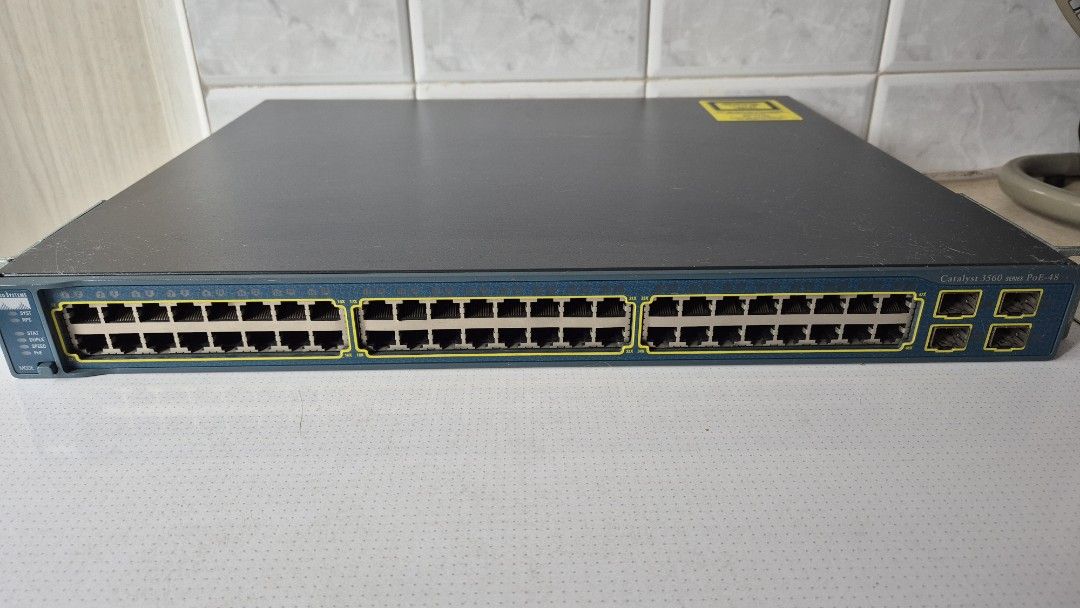 Cisco Catalyst 3560 48 ports POE switch, Computers & Tech, Parts ...