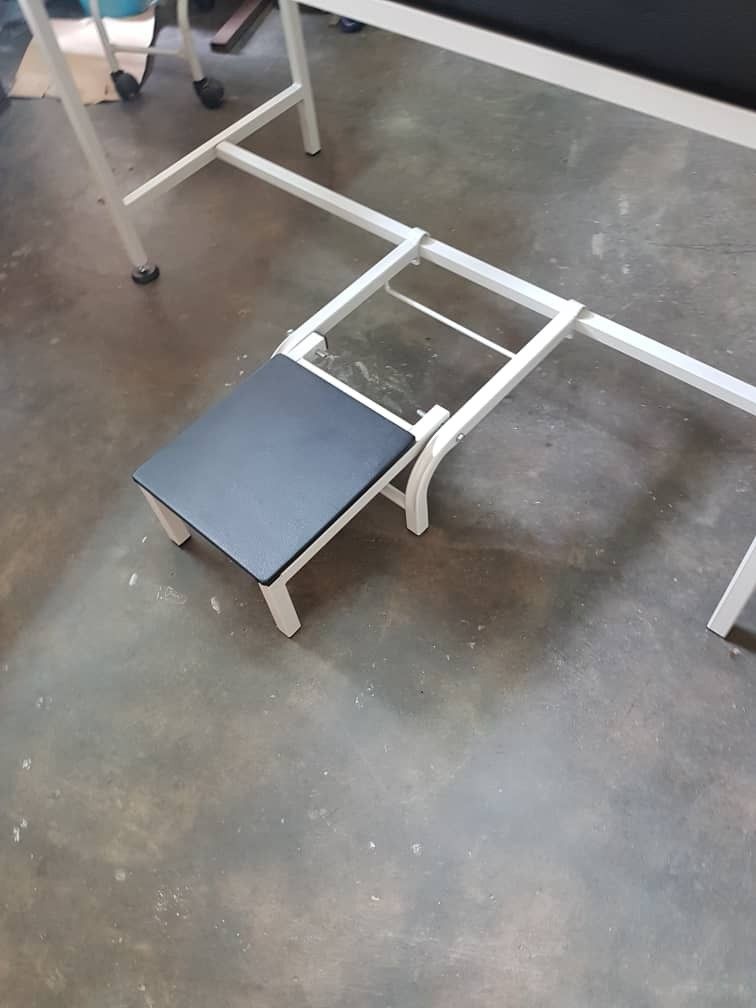 CLINICAL GRADE EXAMINATION COUCH WITH STEP STOOL, Furniture & Home ...