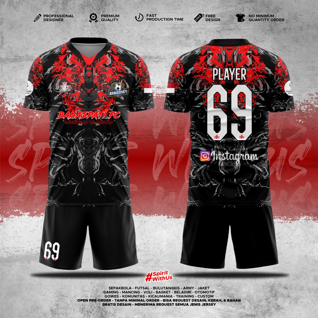 Contoh Jersey Printing Bola Desain Terbaru Surabaya - 0812.9359.5013 ...